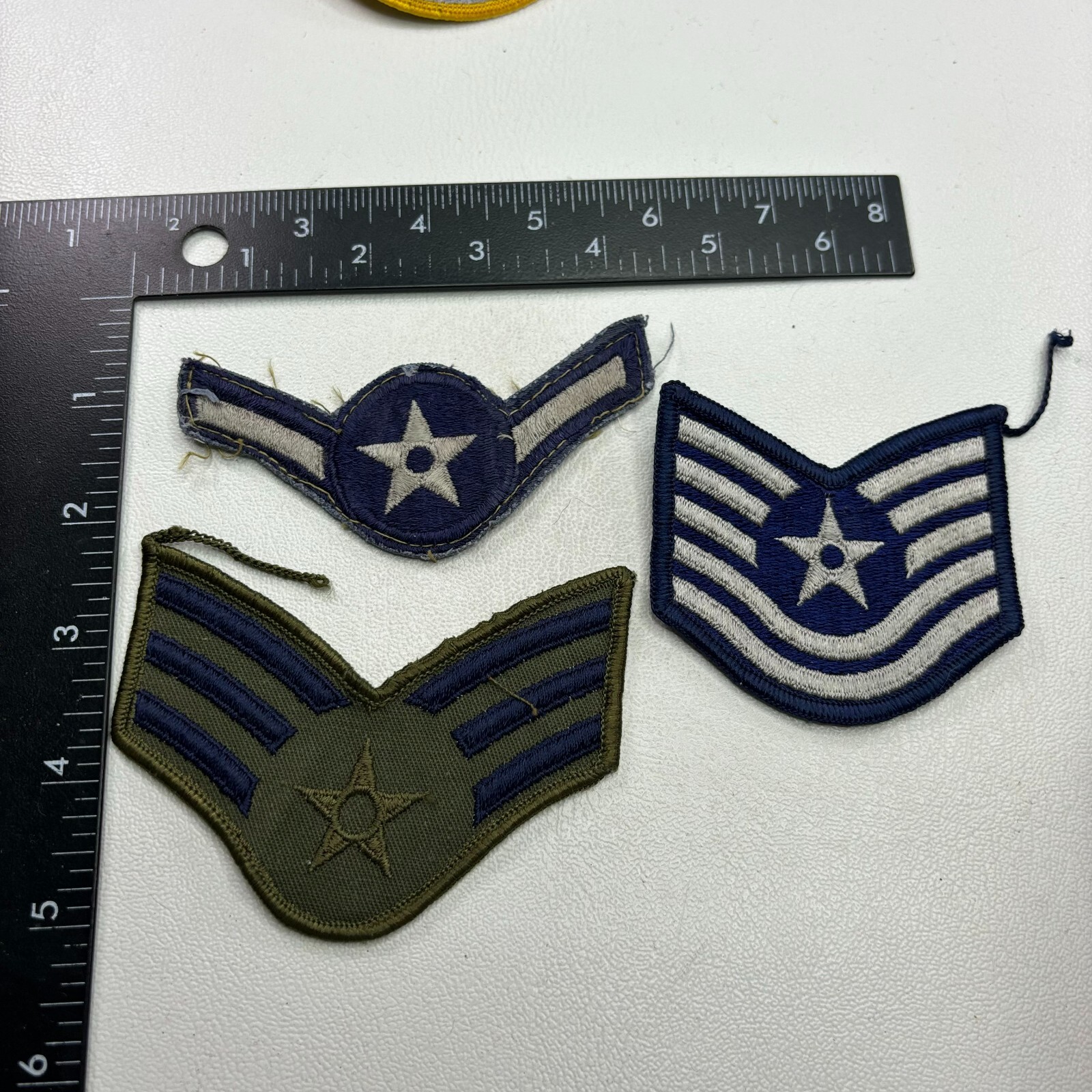 VTG Mixed BUNDLE LOT OF 3 MIXED USAF U.S. Air Force Rank Patches 381W ...