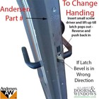 Andersen Active Multipoint Lock for 6 ft 8 in Frenchwood Hinged Door ...