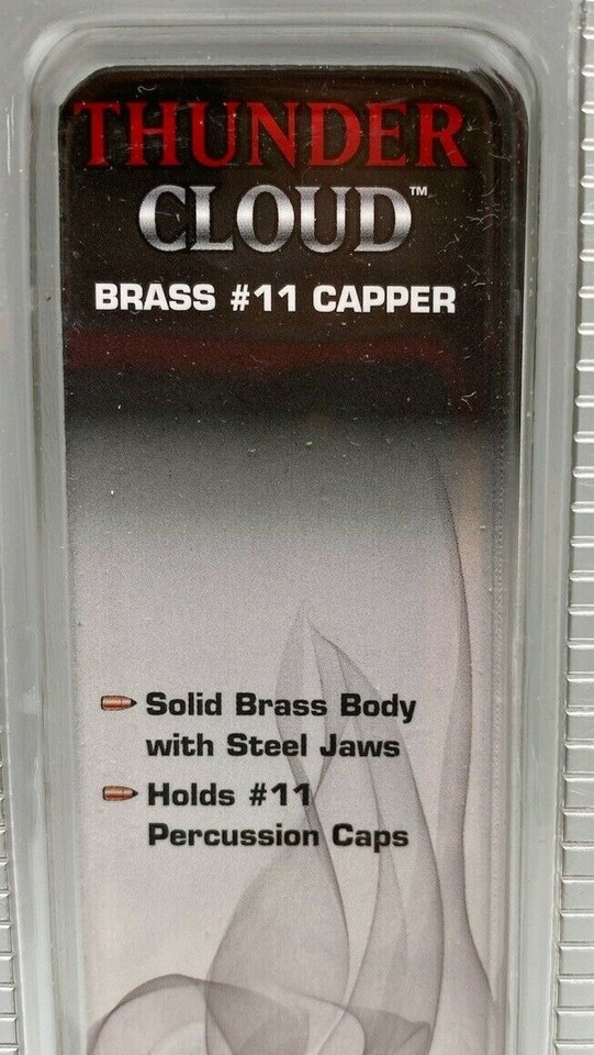 Brass Muzzleloader Capper For #11 Percussion Caps - Thunder Cloud ...