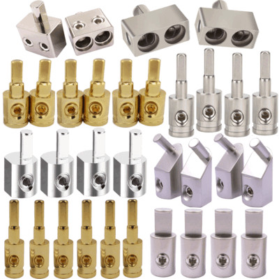 Car Audio AMP Gauge Power Ground Wire Pin AWG Input Wire Reducer ...