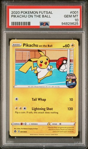 2020 Pokemon Futsal On The Ball Complete Set PSA 10 Sequential - Rare ...