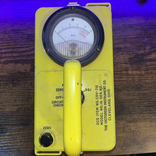 GOOD CONDITION Victoreen Instrument Radiation Detector Cold War Era | eBay