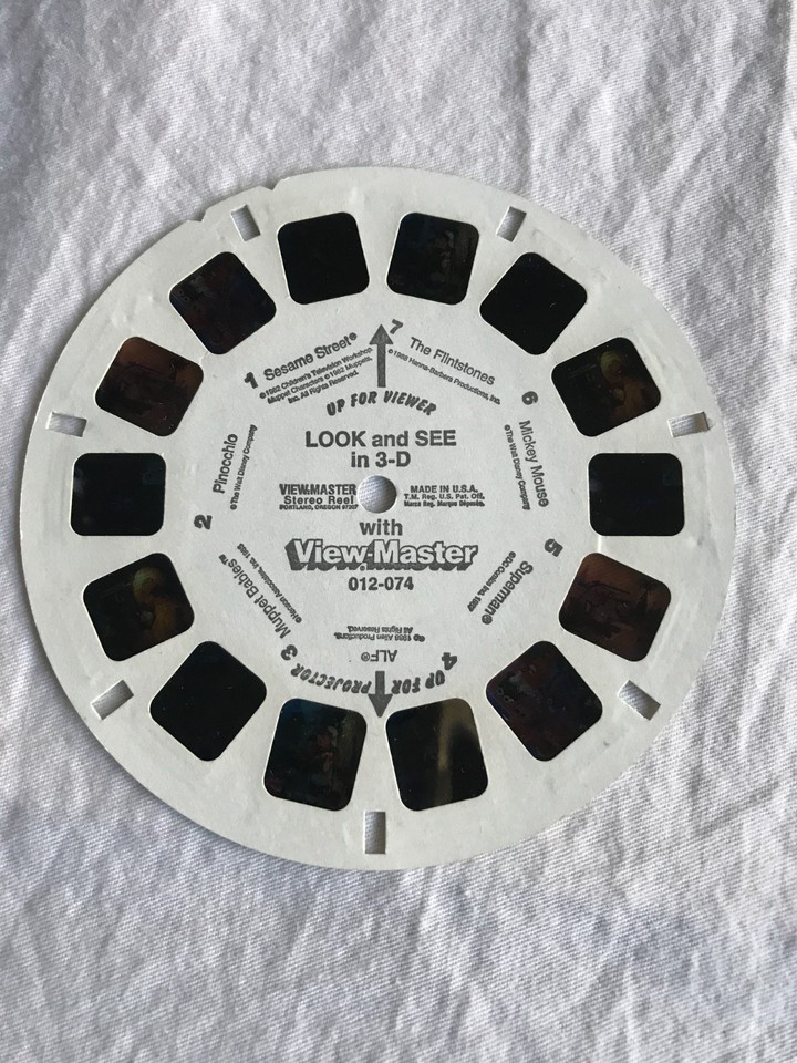 Vintage View Master Uses:Reels 3D Viewer Red Classic Viewmaster Toy ...