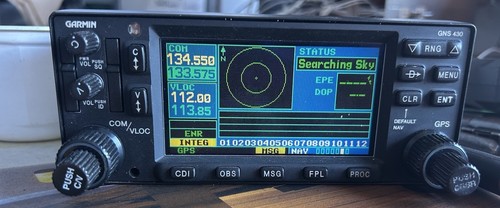 Garmin GNS 430 Non Waas GPS/NAV/COMM P/N 011-00280-00 No Tray, No Plugs ...