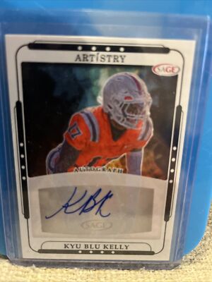 Kyu Blu Kelly 2023 SAGE Artistry Auto Autograph #ART-KBK Green Bay ...