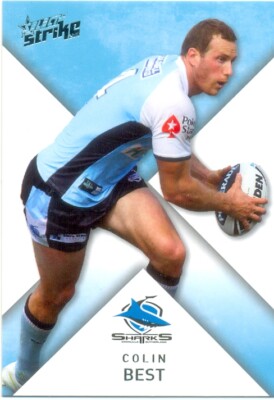 2011 Select NRL Strike Common Card 43 Colin Best - Cronulla Sharks | eBay