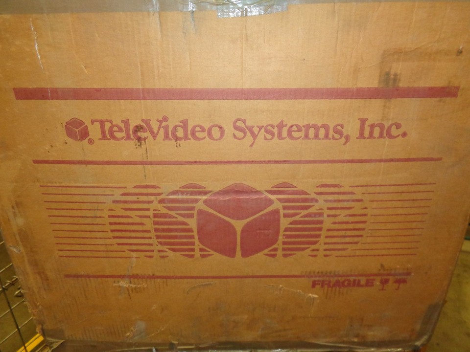 Televideo TS-1605 Vintage Computer W/Model 970 Keyboard In Original ...