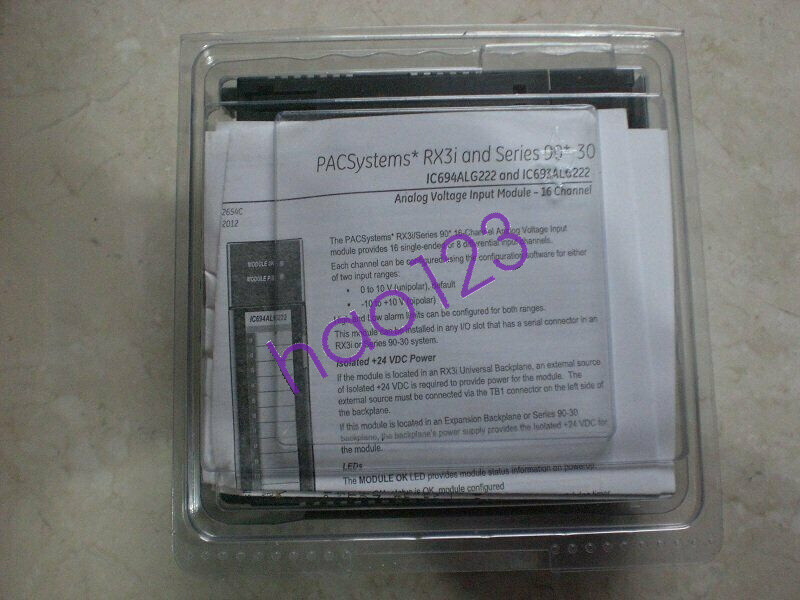 NEW GE FANUC IC693ALG222-HB Industrial Control System INPUT ANALOG 16PT ...
