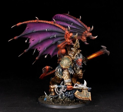 Angron Daemon Primarch Of Khorne Chaos World Eaters Pro Painted ...