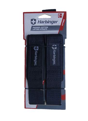 NIP Harbinger Padded Cotton Lifting Straps Neotek Pad Cushions Wrist | eBay