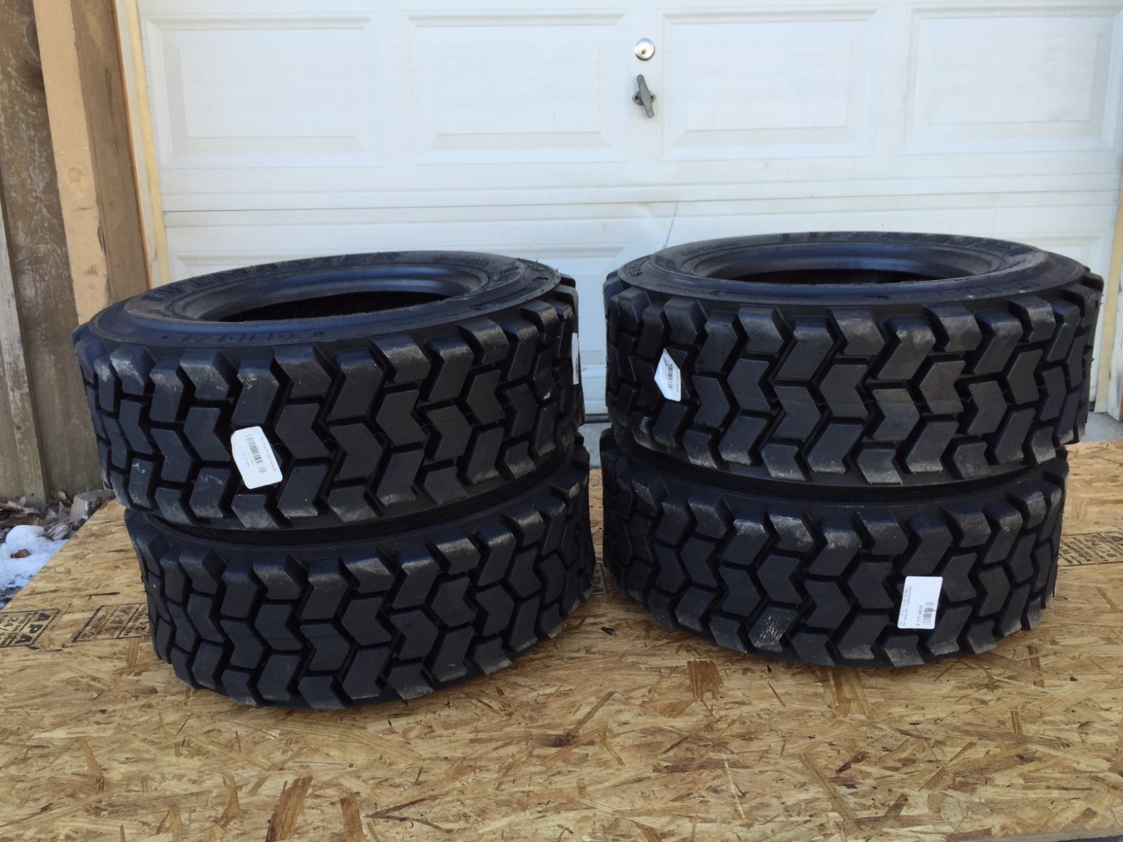 4 HD 10-16.5 Camso/Solideal SKZ Lifemaster Skid Steer Tires -L4 - 10X16 ...