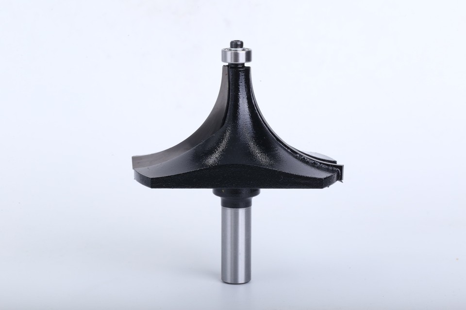 1-1/2"(38.1mm) Radius Round Over Edge Forming Router Bit 12mm Shank ...