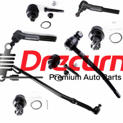 8PC Front Suspension Drag Link Tie Rod KIT For Ford Excursion F-250 F ...