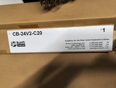 NEW Sentry Basic Server Cabinet Power Distribution Unit CB-24V2-C20 | eBay