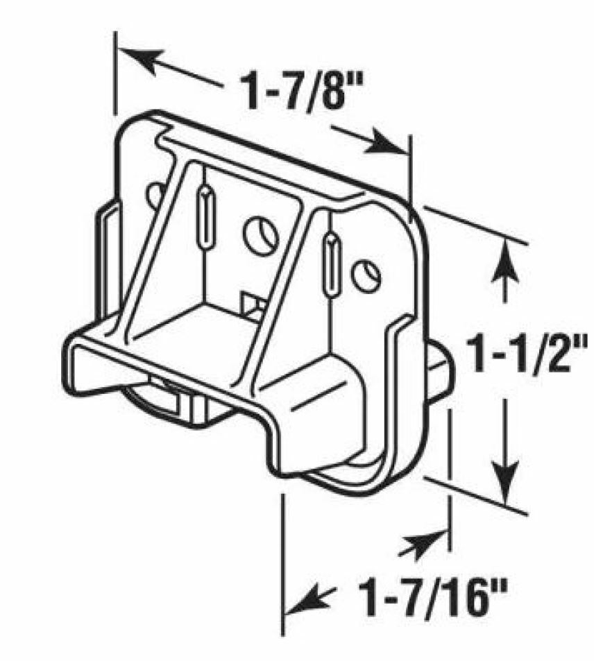7x Kenlin Rite-Trak I Drawer Guide Glide w/ Screws - Authentic | eBay