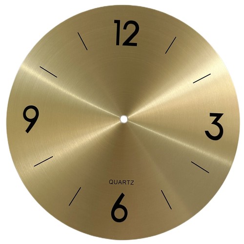 DIY Gold Metal Clock Dial Face with Arabic Numeral for Large Clock ...