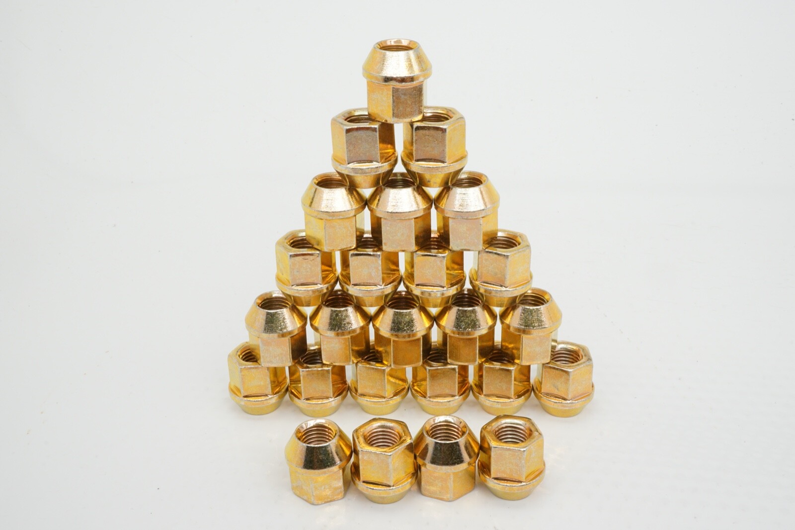 25 Pack Dorman Pik-A-Nut Wheel Nut M12-1.5 Bulge, 19mm Hex, 23mm Length ...