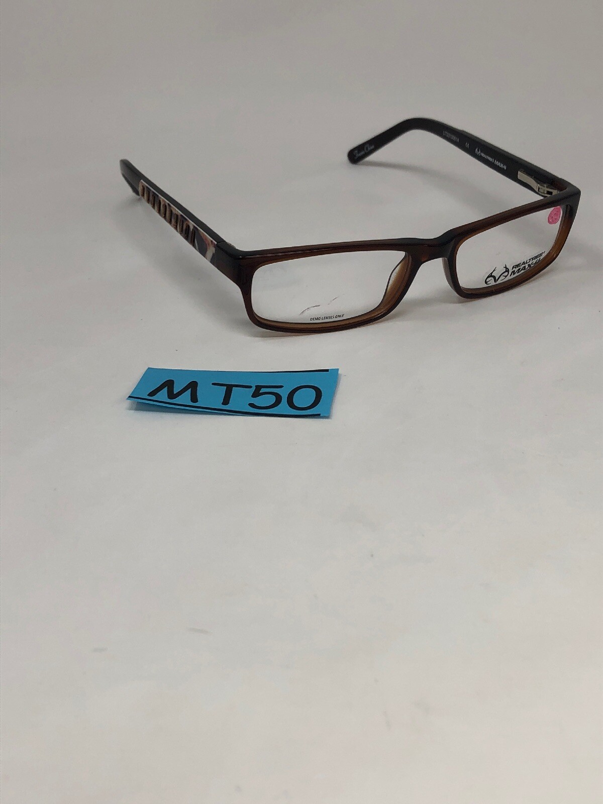 REALTREE MAX-4 PETITE Eyglasses Frame R458 49-14-135 Dark Brown Crystal ...