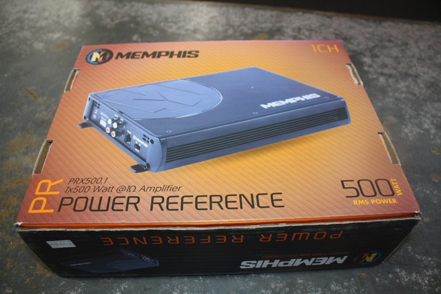 Memphis Audio 16-prx500.1 PRX 500 Watt RMS 1 Ohm Stable Amplifier ...