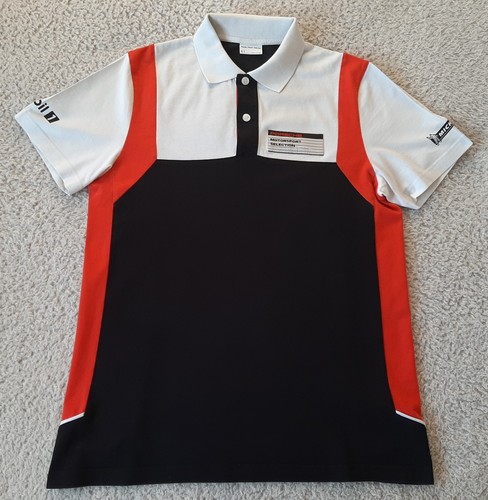 Porsche Motorsport Drivers Selection Polo Shirt Size M 40" Racing Black ...