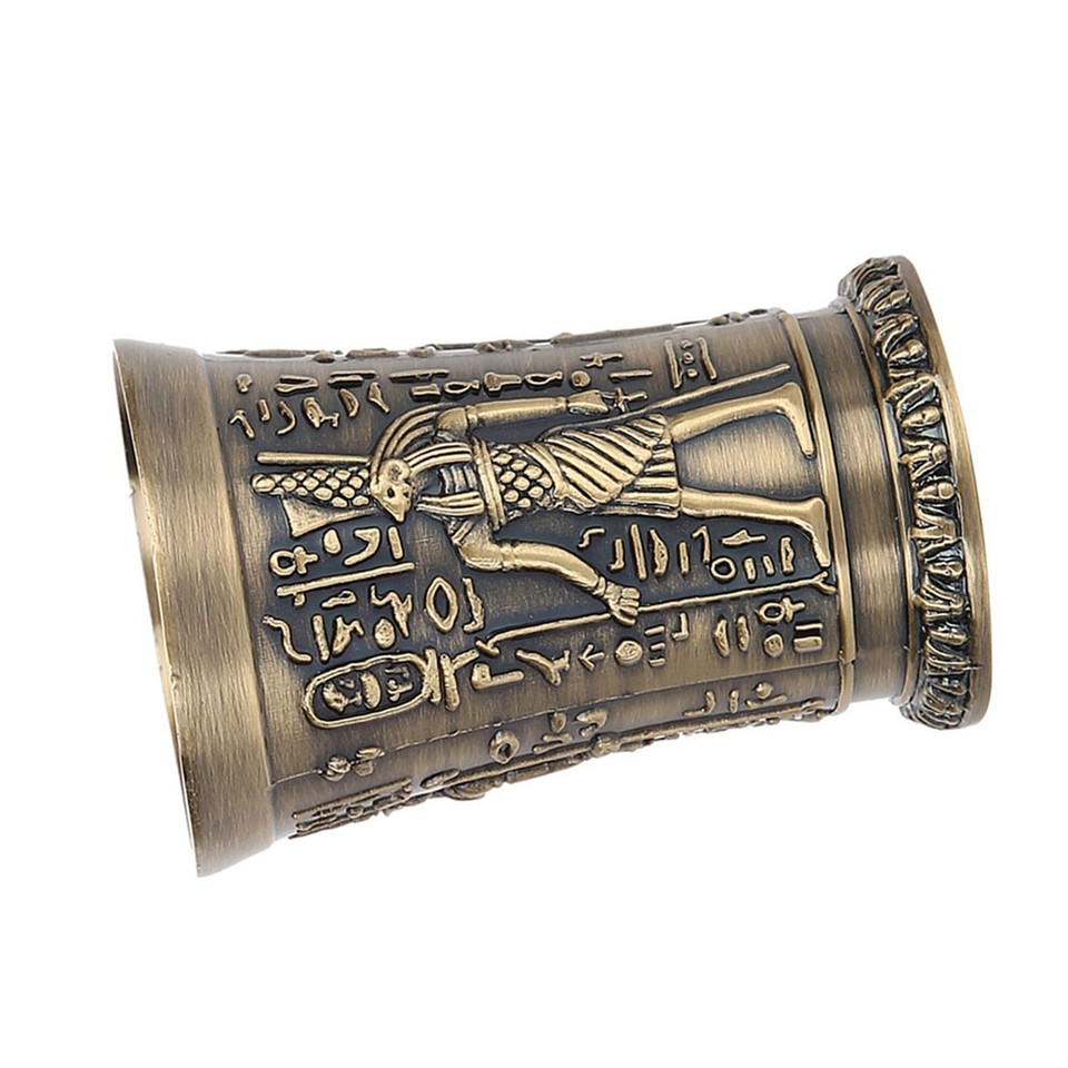 (Copper)Whiskey Shot Glass Vintage Metal Hand Embossed Mini Cup Gift ...