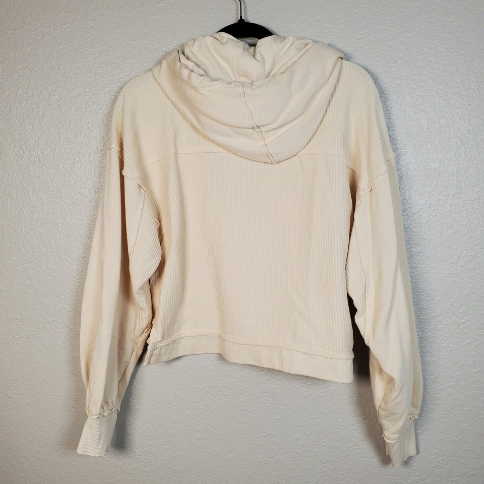 Anthropologie Pilcro Hoodie Womens Small Sweatshirt Pullover Open Front ...