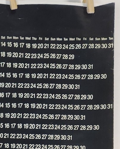 Vtg 1984 NEILL Eclipse Tools Pinup Girl Calendar Lingerie Garage Man ...