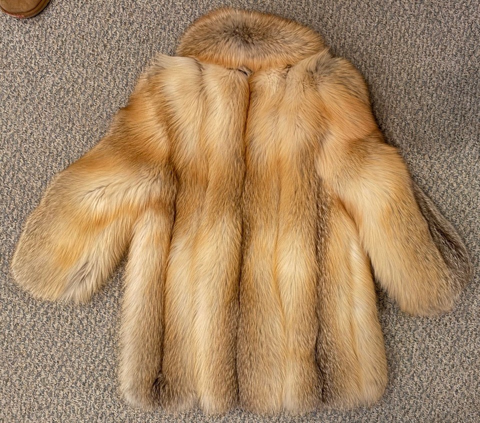 Vintage Saga Fox, Blue Silver Fox Fur Coat, Fur Origin: Finland (S9) | eBay