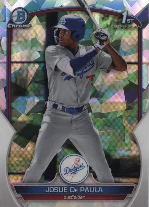 2023 Bowman - Chrome Prospects Josue De Paula #BCP-111 Atomic Refractor ...