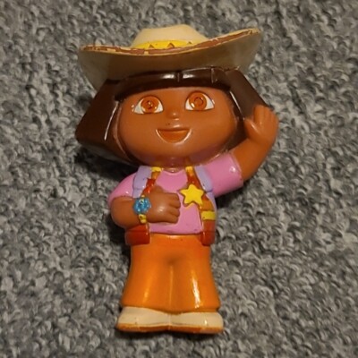 Dora The Explorer In A Cowboy Hat PVC Figure, 3" Tall, 2003 Mattel | eBay