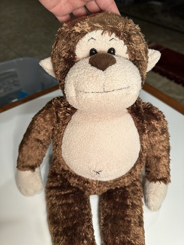 Build a Bear Monkey Plush Ape Chimp Gorilla Brown Tan Stuffed Animal 18 ...