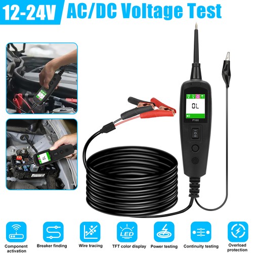 12V 24V Car Auto Electrical Power Circuit Tester Probe 2 Meter ...