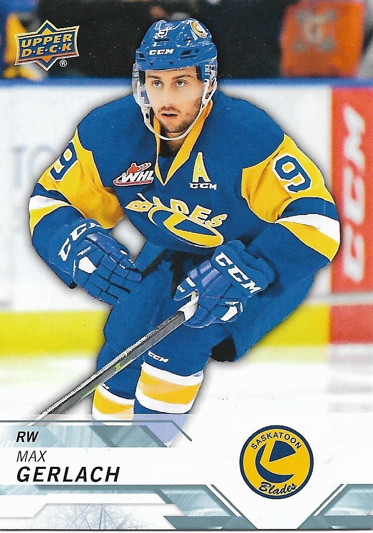 Max Gerlach #283 - 2018-19 CHL - Base - Saskatoon Blades | eBay