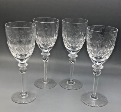 Gallia Crystal Stemware by Rogaska set of 4 Wine Glasses 7.75" | eBay