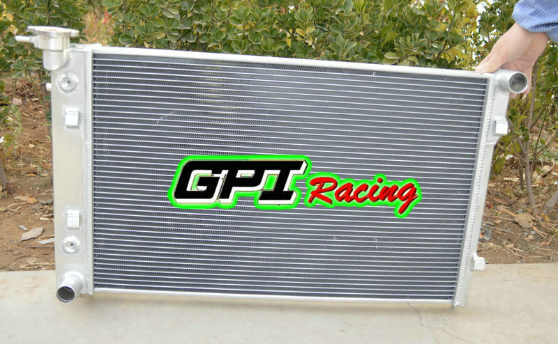 3 Core 52mm Aluminum Radiator for Holden Commodore VY V6 2002 2003 2004 ...
