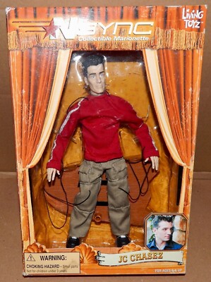 NIB 2000 NSYNC Living Toyz JC Chasez Collectible Marionette Action ...