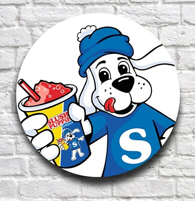 SLUSH PUPPIE 2FT SIGN RETRO BAR KIOSK CAFE KITCHEN CATERING ICED DRINK ...
