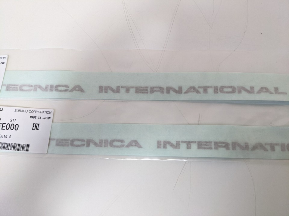 93063FE000 SUBARU IMPREZA WRX STI GC8 Genuine Front Door Decal Right ...