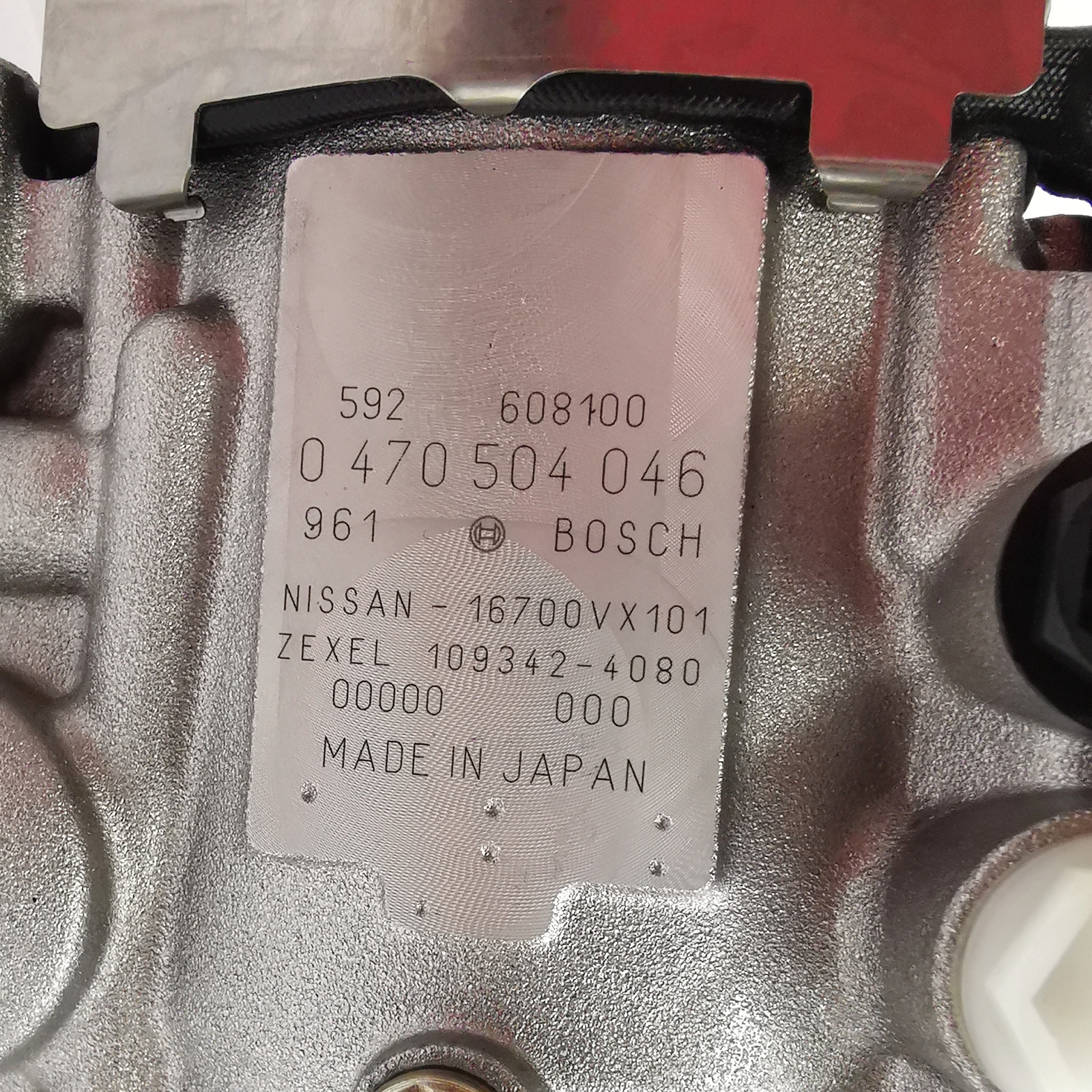 Injection Pump Bosch 0470504046 Fits Nissan 16700vx101 ZEXEL 109342 ...