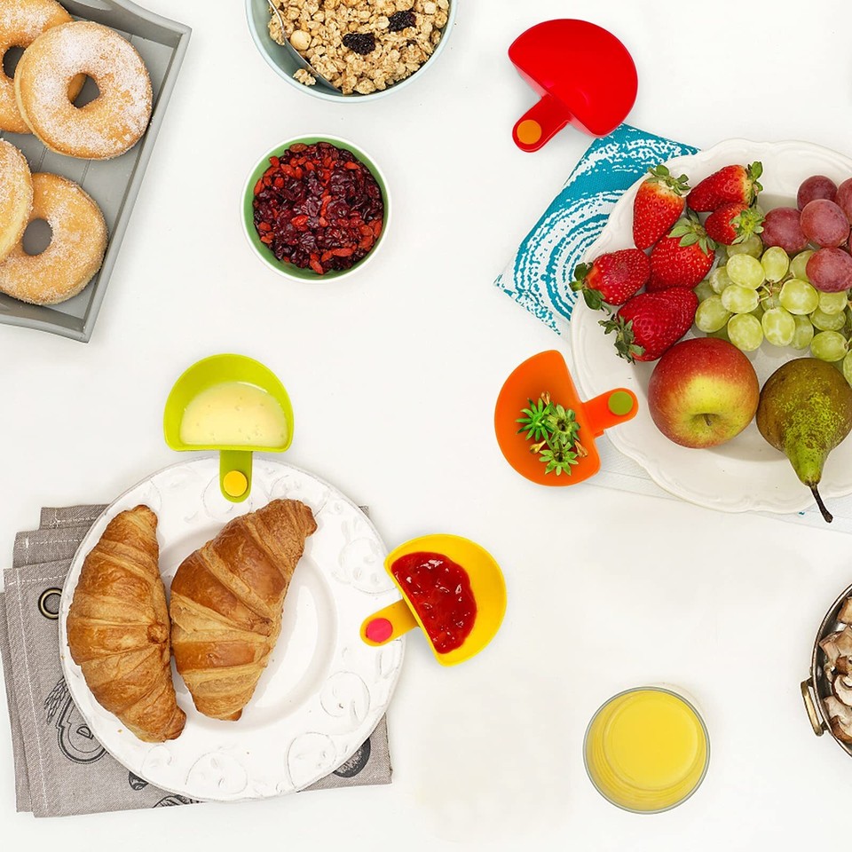 8Pack Dip Clip for Bowls Plates Plastic Dip Clip Bowl Plate Holder ...