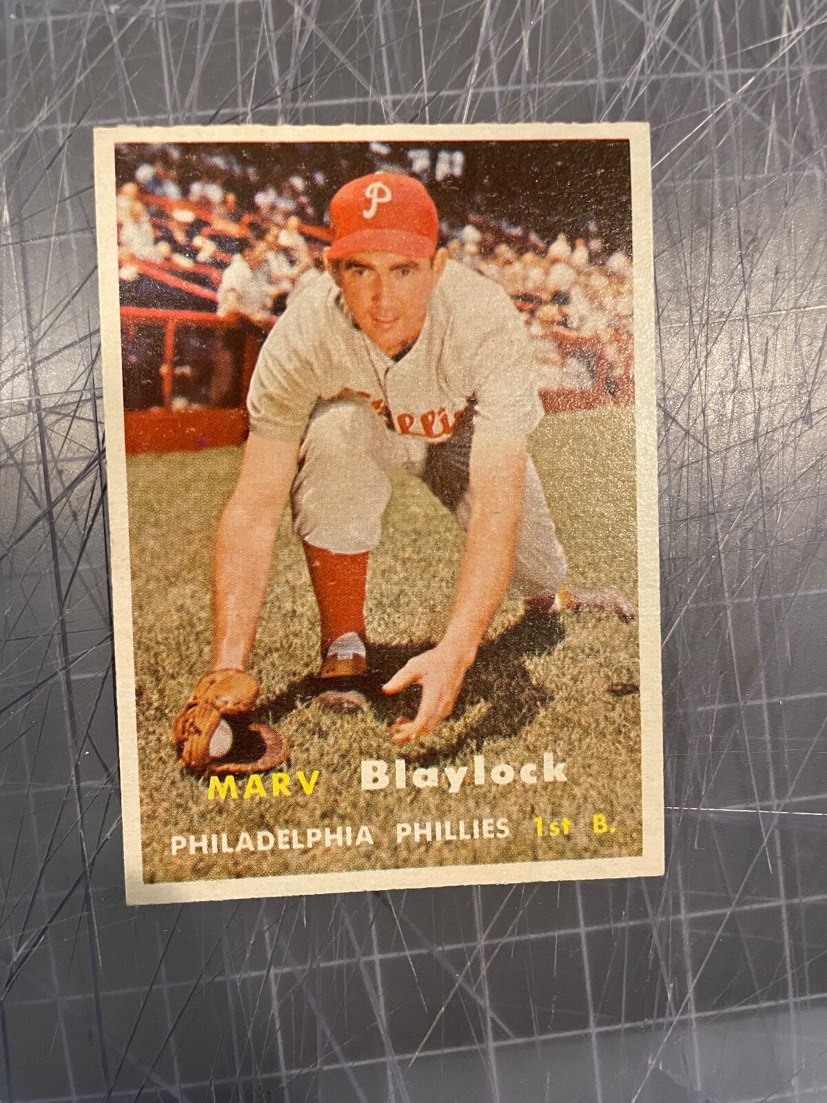 1957 TOPPS #224 MARV BLAYLOCK CINCINNATI REDS BASEBALL CARD NM | eBay