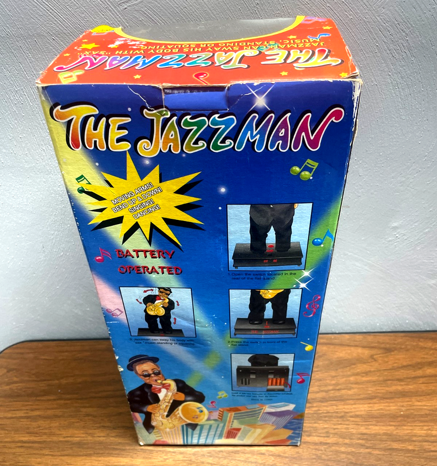 The Jazzman Singing and Dancing 17in Doll Battery Operated Vintage *NIB ...