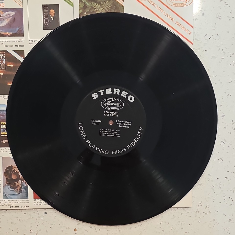 Gigi Gryce Mercury Vinyl LP Reminiscing SR 60628 Jazz Stereo 12" 1950s ...