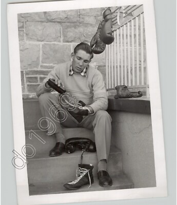 Renowned Australian BOXER CLIVE STEWART Sports VINTAGE 1957 Press Photo ...