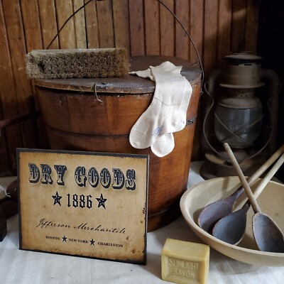 FARM VINTAGE PRIMITIVE COUNTRY HOMESTEAD OLD CABIN STYLE DRY GOODS ...