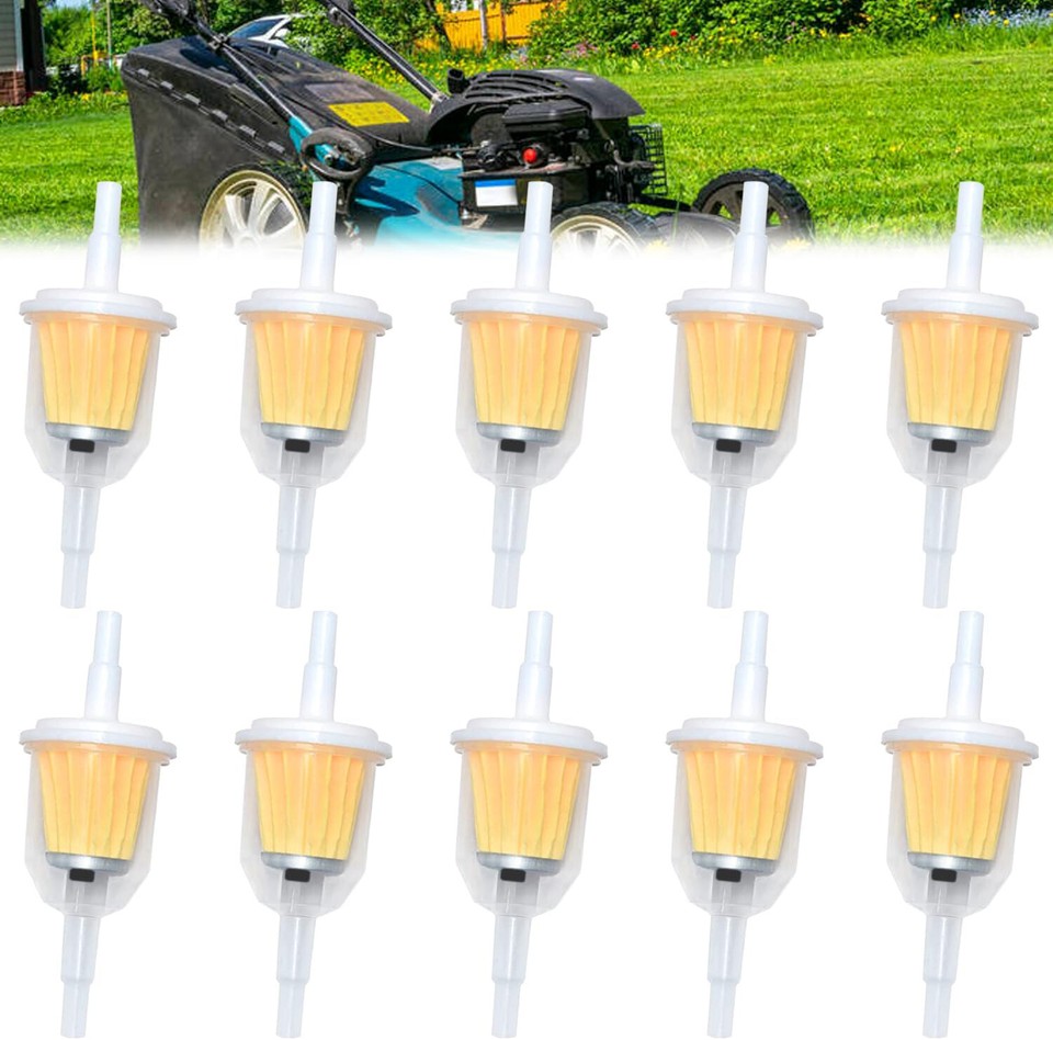 10/20/30Pack Motor Inline Gas Oil Fuel Filter Small Engine for 1/4'' 5/ ...