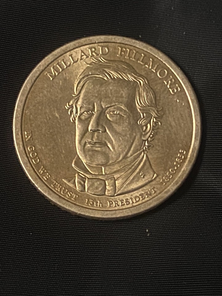 2010P MILLARD FILLMORE PRESIDENTIAL DOLLAR COIN | eBay