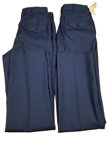 US Marine Corps Uniform 33 Dress Pants Trousers Gabardine Blue Shade ...