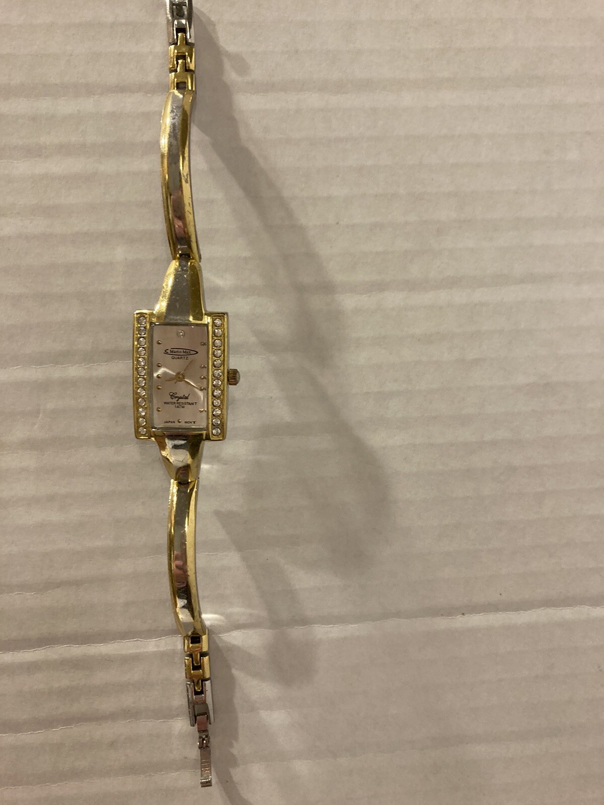 Marco Max Quartz Crystal Water Resistant Nickel Free Stainless Steel ...