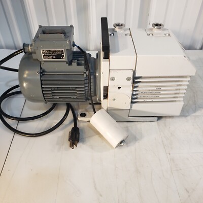 Leybold Trivac D4B Vacuum Pump Pulls 20 mTorr, KF16 Inlet/Exhaust, 240 ...